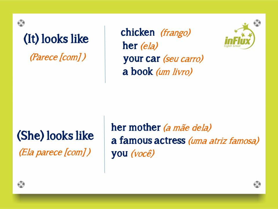 Os cinco sentidos em inglês - Visão - inFlux